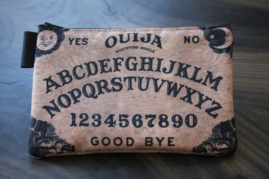 Magic Board / Spirit Board - Lined Twill Pencil Case - Double Sided ...