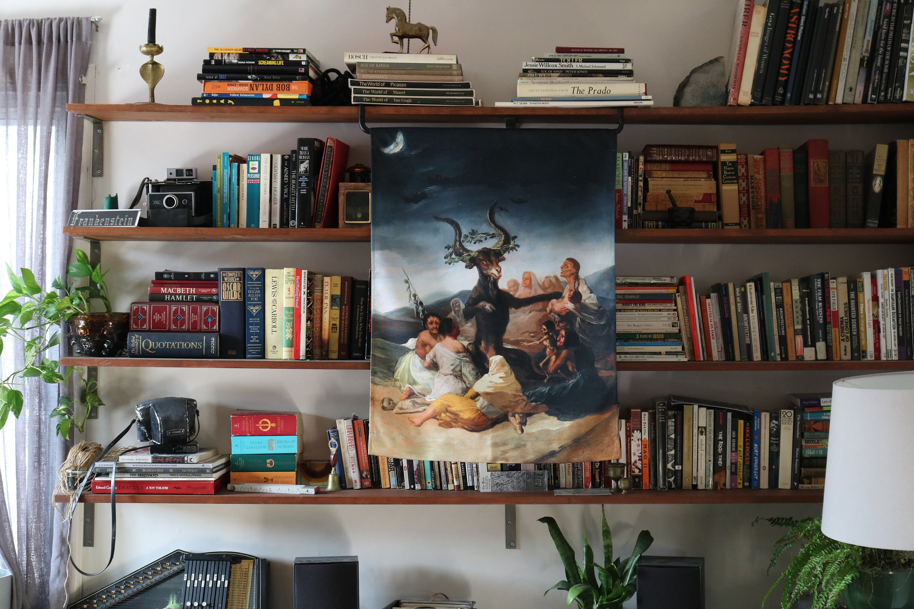 Witches Sabbath // the Great He-goat - Large Canvas Printed Banner ...
