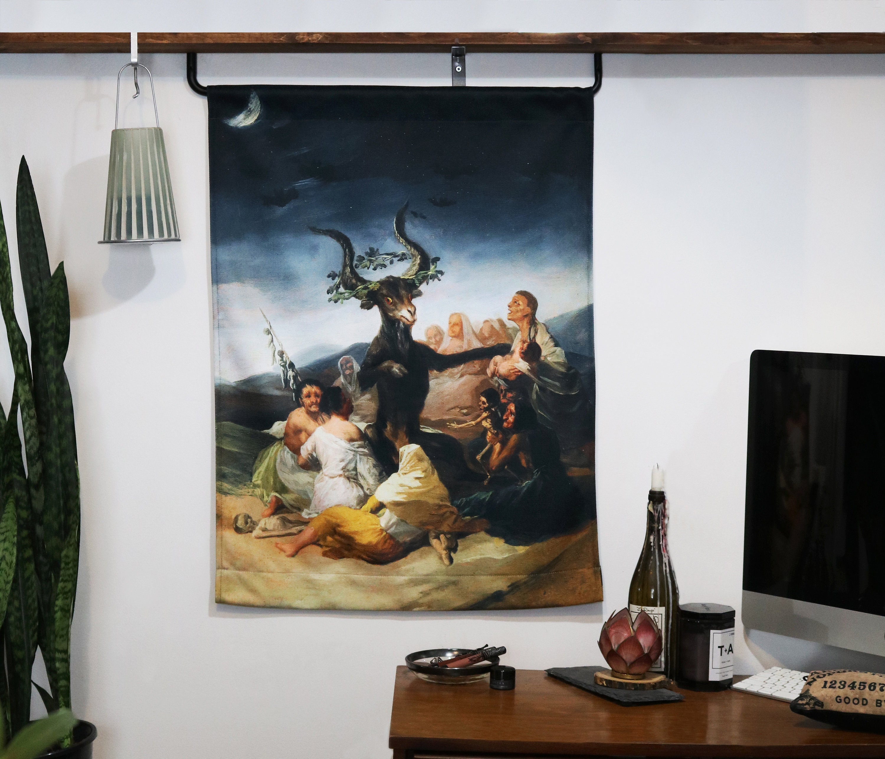 Witches Sabbath // the Great He-goat - Large Canvas Printed Banner ...