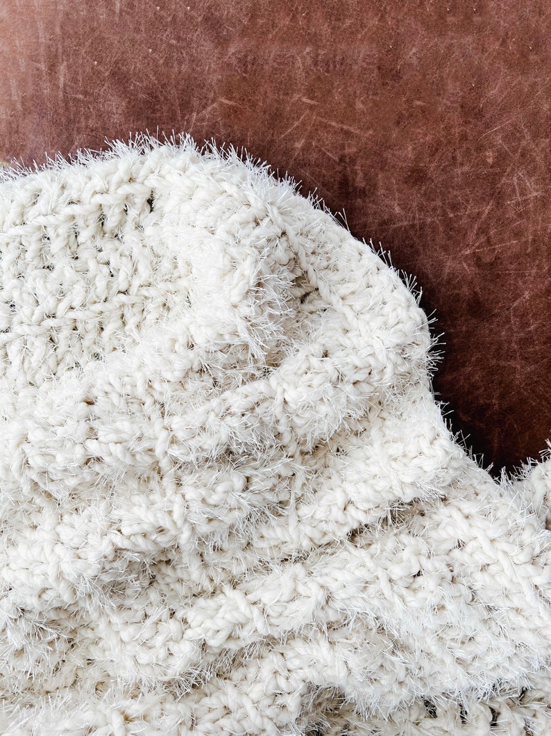 DIY Crochet Kit Faux Fur Blanket Throw THE PELOSA - Etsy