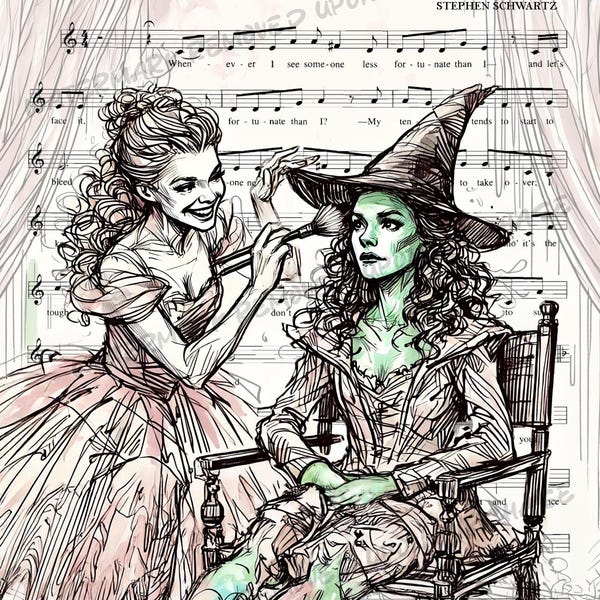 Wicked the Musical Poster - Etsy