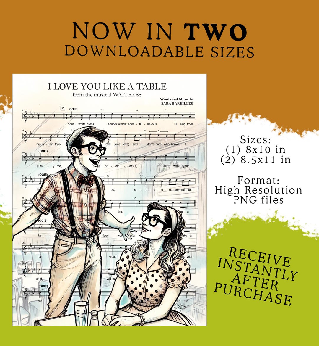 I Love You Like A Table From Waitress the Musical | Ogie and Dawn ...