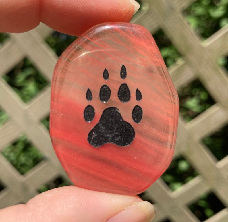 Pick Your Favorite Wolf Paw Totem Stone Spirit Animal Crystal - Etsy