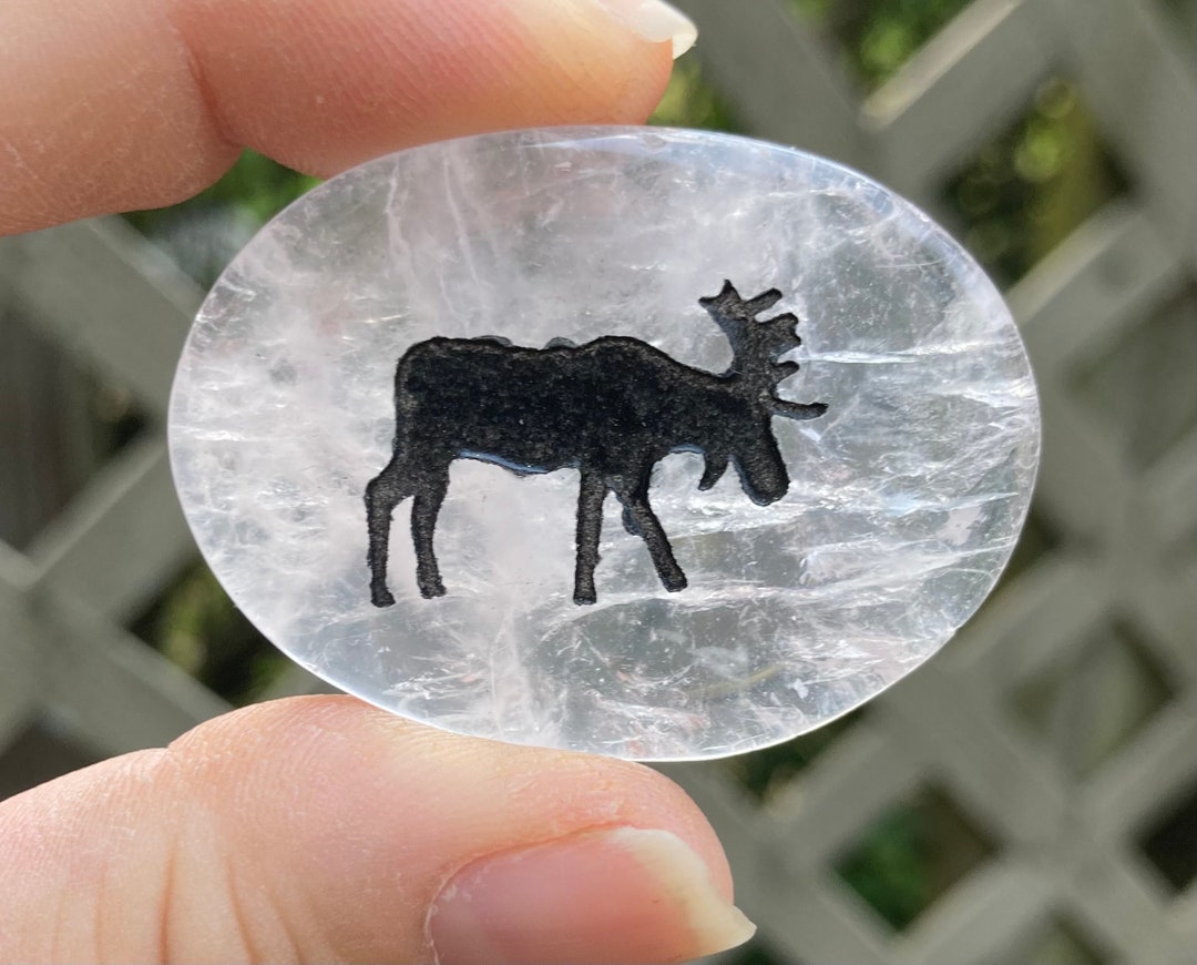 Pick Your Favorite Moose Totem Stone, Spirit Animal Crystal Healing ...