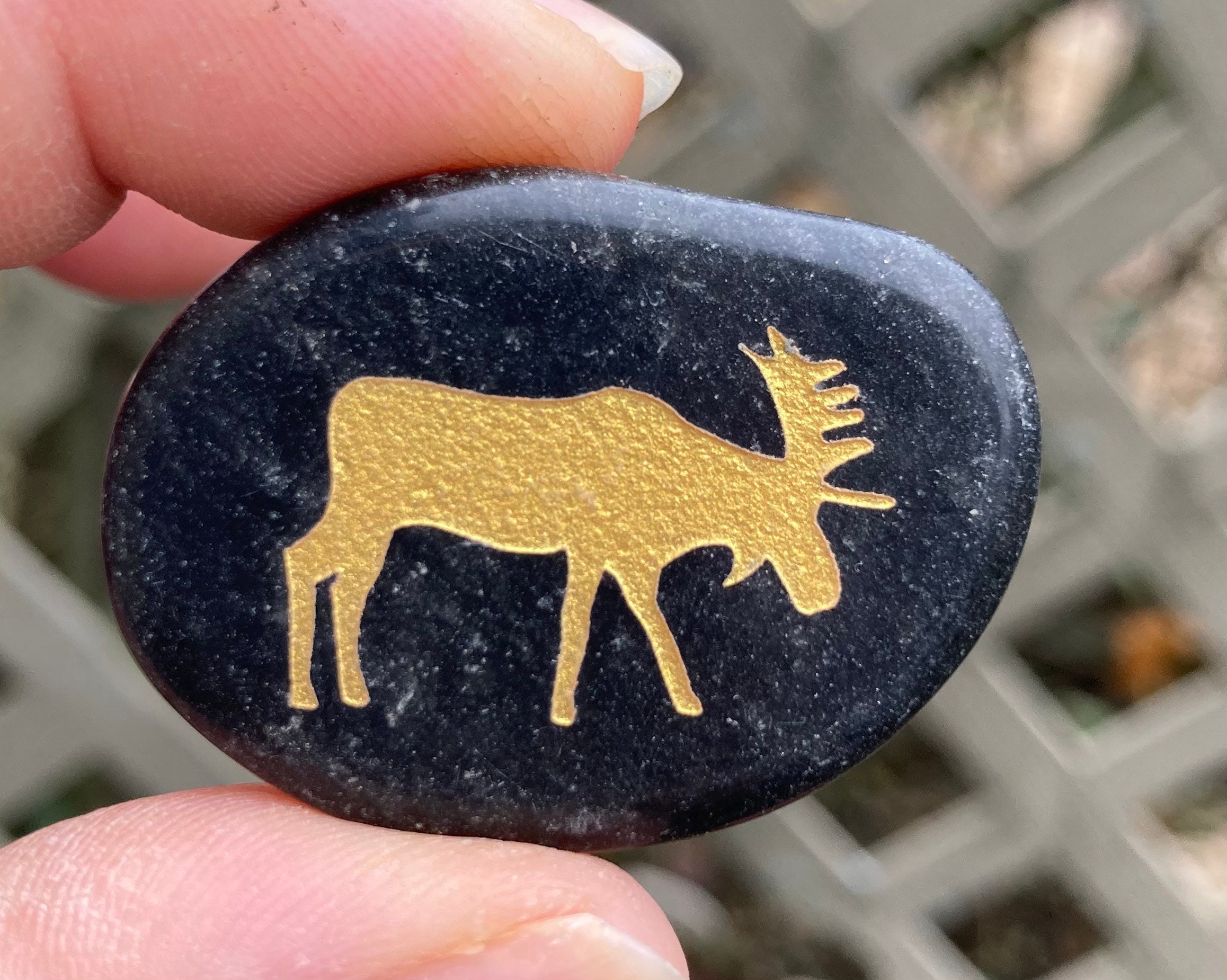 Pick Your Favorite Moose Totem Stone - Etsy