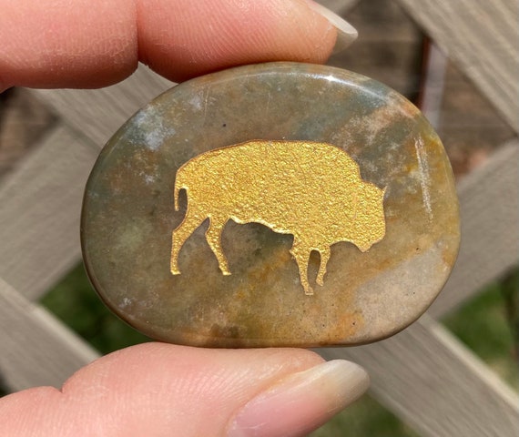 Pick Your Favorite Buffalo Totem Stone Spirit Animal Crystal Healing ...