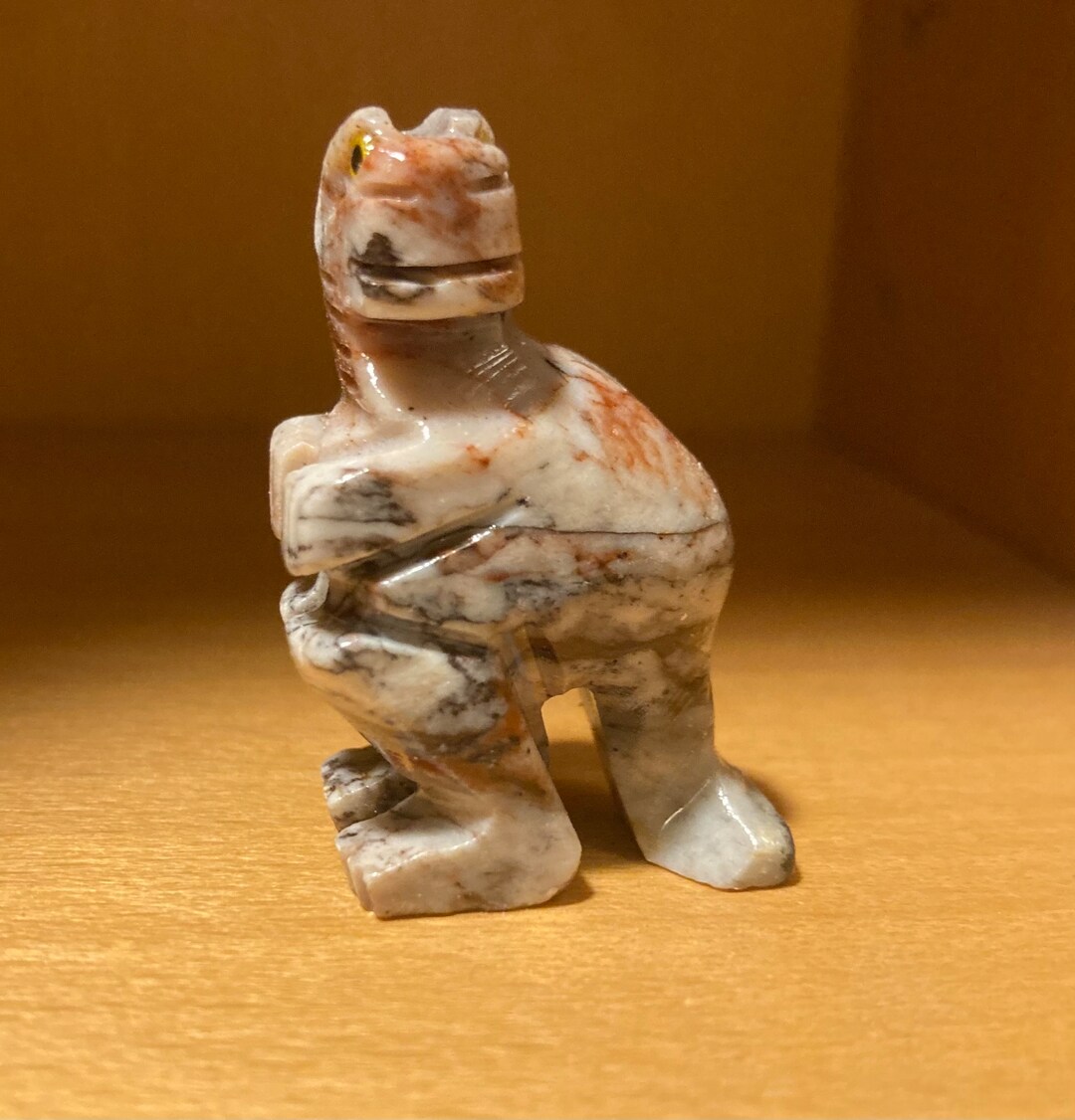 Carved Stone T-rex, Soapstone Totem Animal, Spirit Animal Gift ...