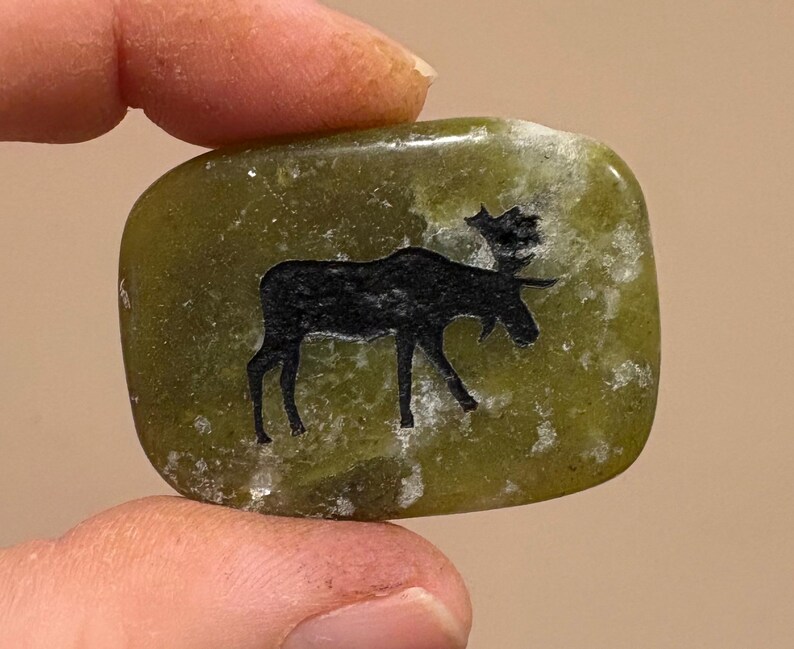 Pick Your Favorite Moose Totem Stone - Etsy