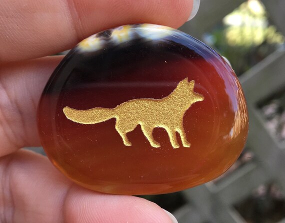 Pick Your Favorite Fox Totem Stone Spirit Animal Crystal | Etsy