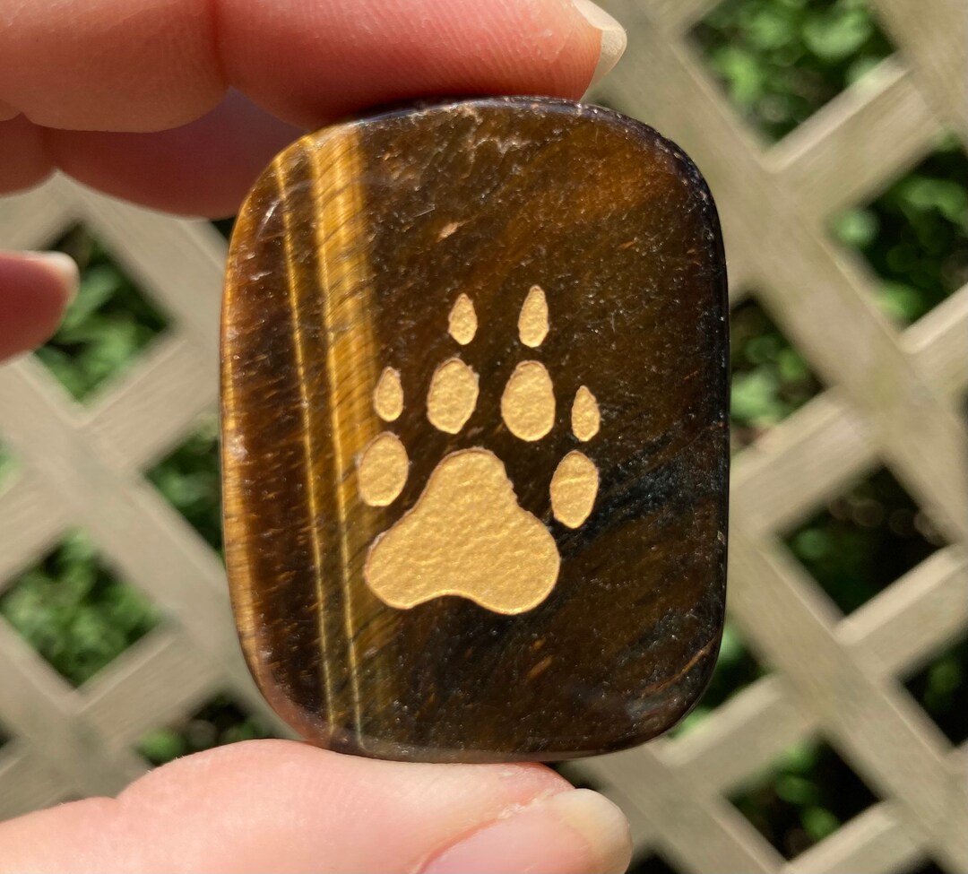 Pick Your Favorite Wolf Paw Totem Stone Spirit Animal Crystal - Etsy