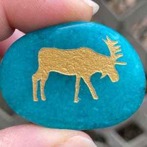 Pick Your Favorite Moose Totem Stone, Spirit Animal Crystal Healing ...