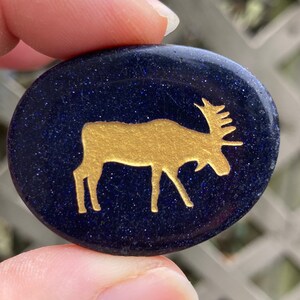 Pick Your Favorite Moose Totem Stone Spirit Animal Crystal - Etsy