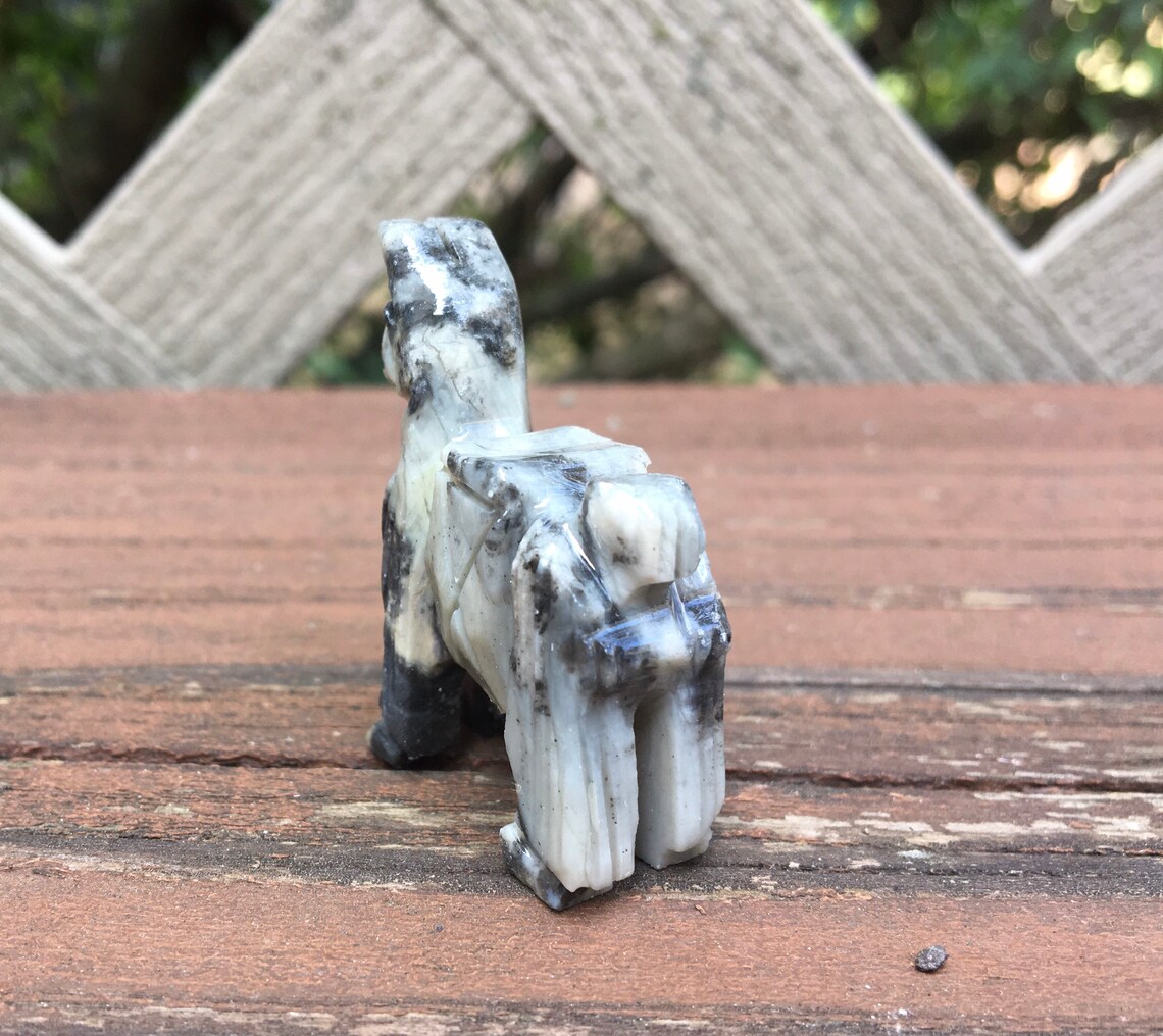 Carved Stone Llama Soapstone Totem Animal Spirit Animal Gift - Etsy
