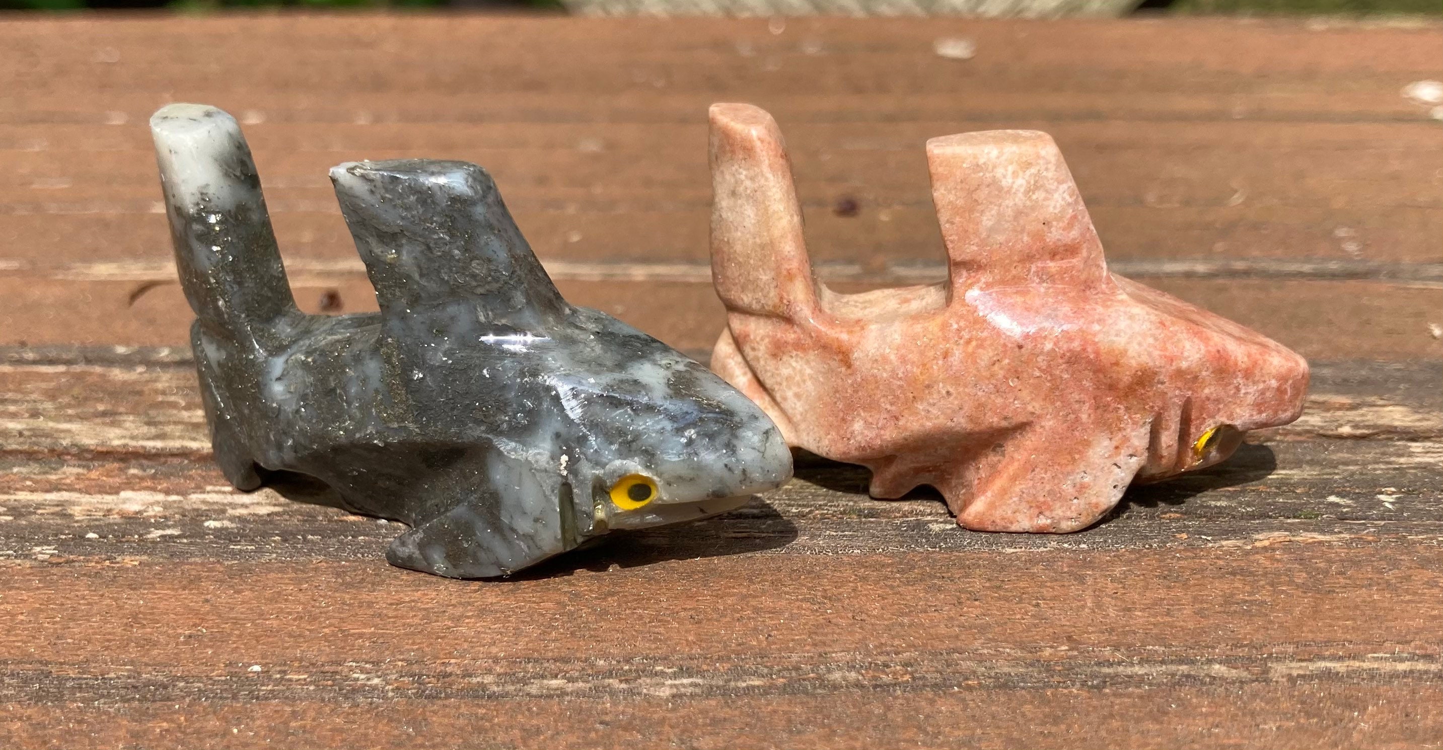 Carved Stone Shark Soapstone Totem Animal Spirit Animal Gift - Etsy UK