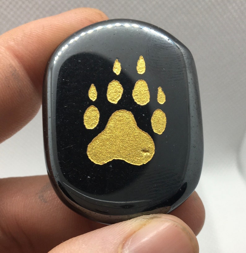 Pick Your Favorite Wolf Paw Totem Stone Spirit Animal | Etsy