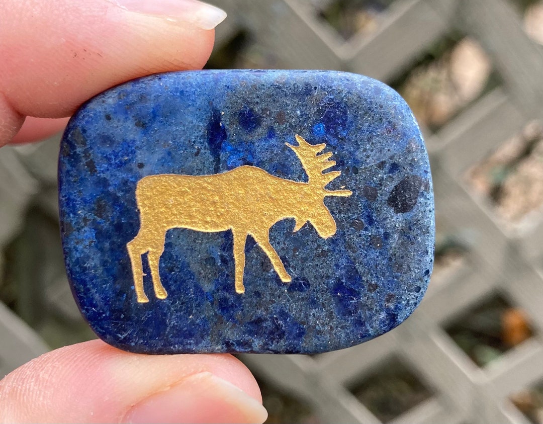 Pick Your Favorite Moose Totem Stone, Spirit Animal Crystal Healing ...