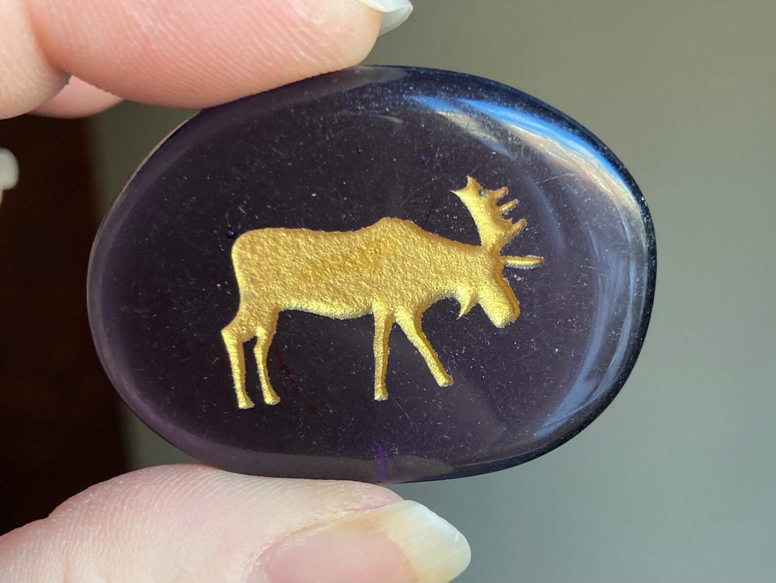 Pick Your Favorite Moose Totem Stone Spirit Animal Crystal | Etsy