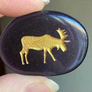 Pick Your Favorite Moose Totem Stone, Spirit Animal Crystal Healing ...
