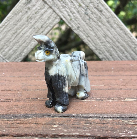 Lama en pierre sculptée animal totem en stéatite cadeau | Etsy France