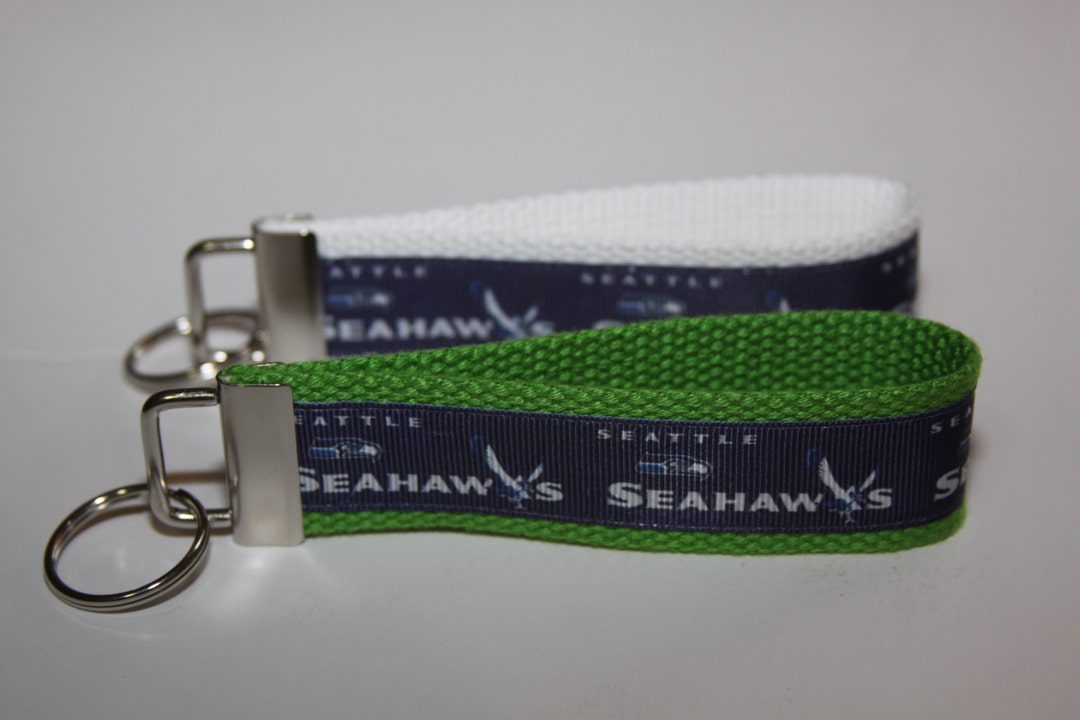 Seattle Seahawks Key Chain, Seattle Seahawks Ribbon, Novelty Gift ...