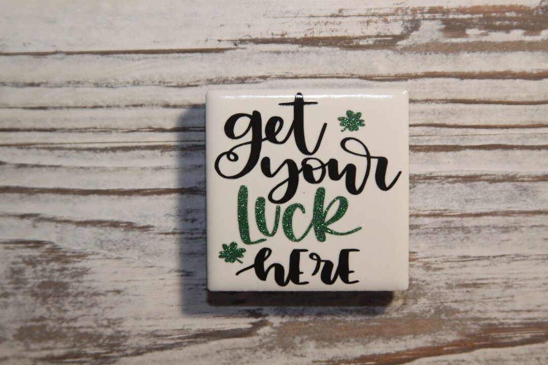 Refrigerator Magnets, Ceramic Tile Magnets, St Patrick's Decor ...