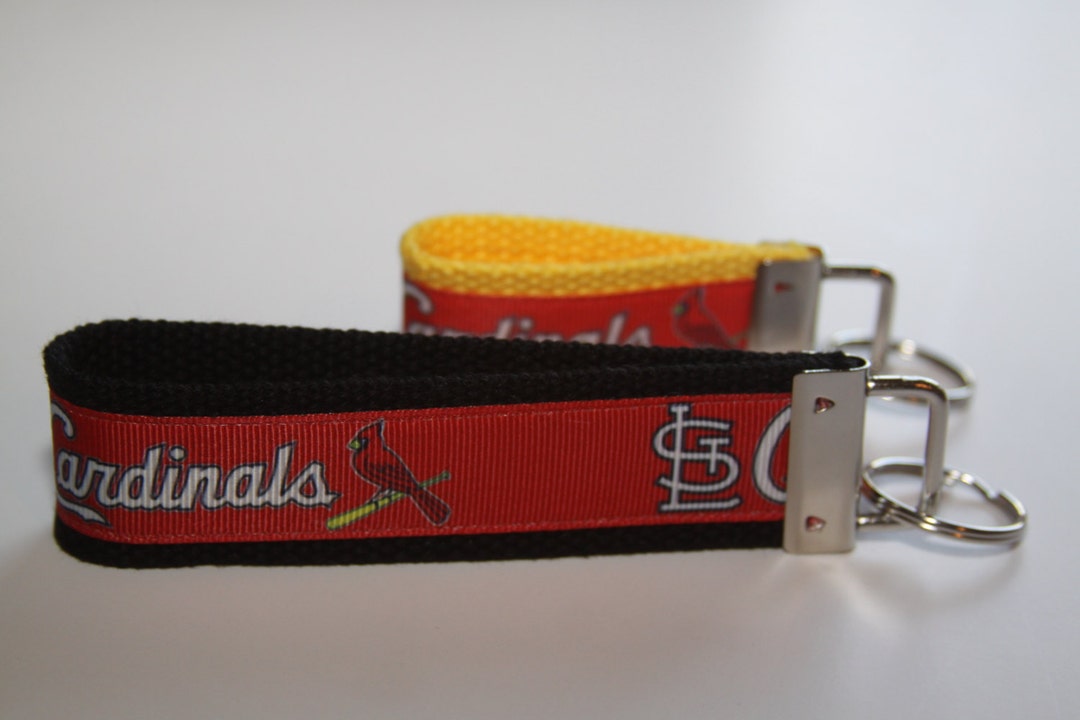 St. Louis Cardinal Key Chain, Red St. Louis Cardinal Ribbon, Novelty ...