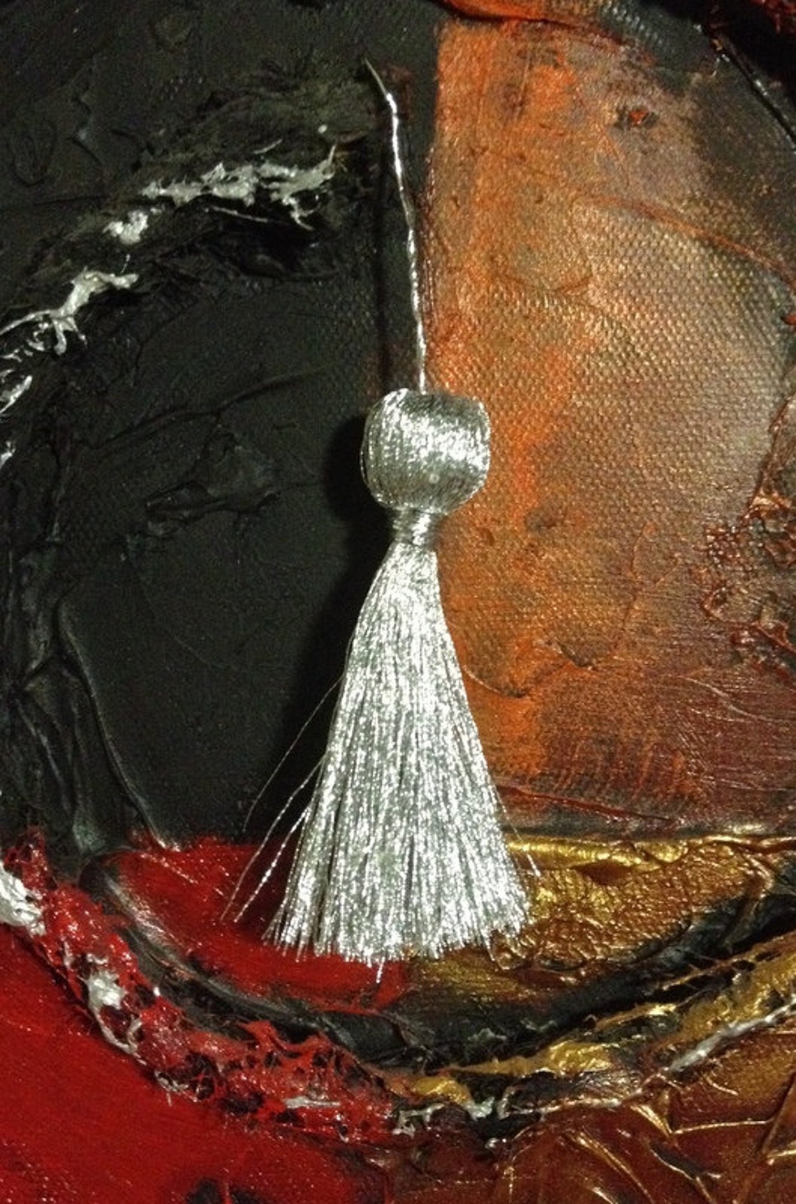 Metallic Silver Tassel Metallic Color Short Tassel Art Etsy Singapore