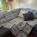 King Size Afghans Blanket, Granny Square Crochet, Luxurious Soft Cosy ...