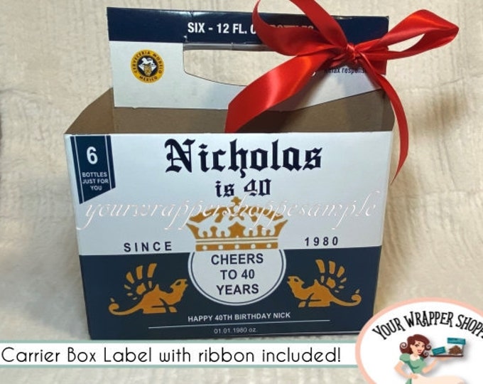 Custom Corona Beer Carrier Box Label FREE SHIPPING - Etsy