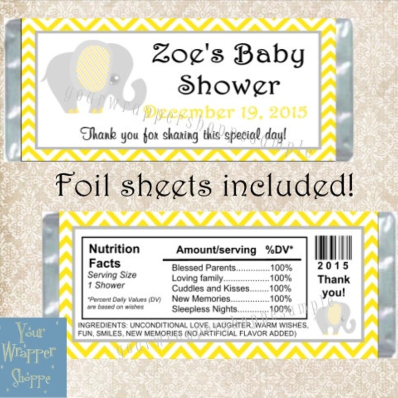 Chevron Yellow Gray - Etsy