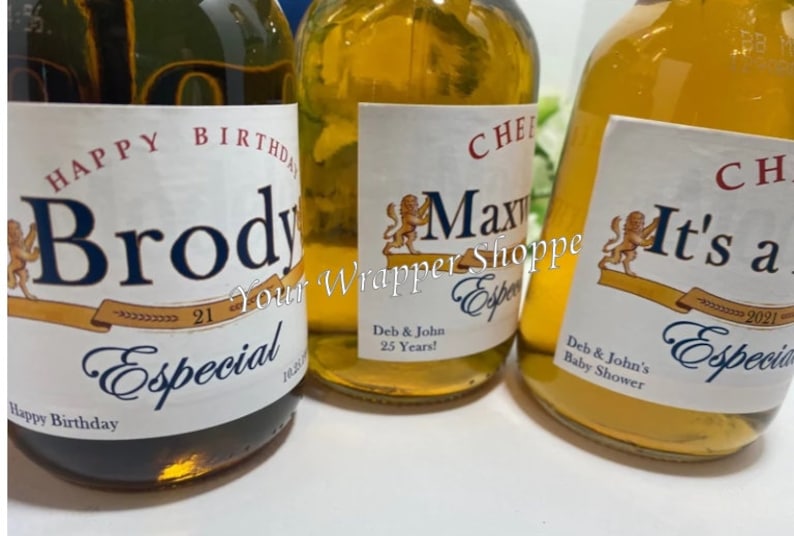 Custom Modelo Inspired Beer Labels Printed and Shipped - Etsy
