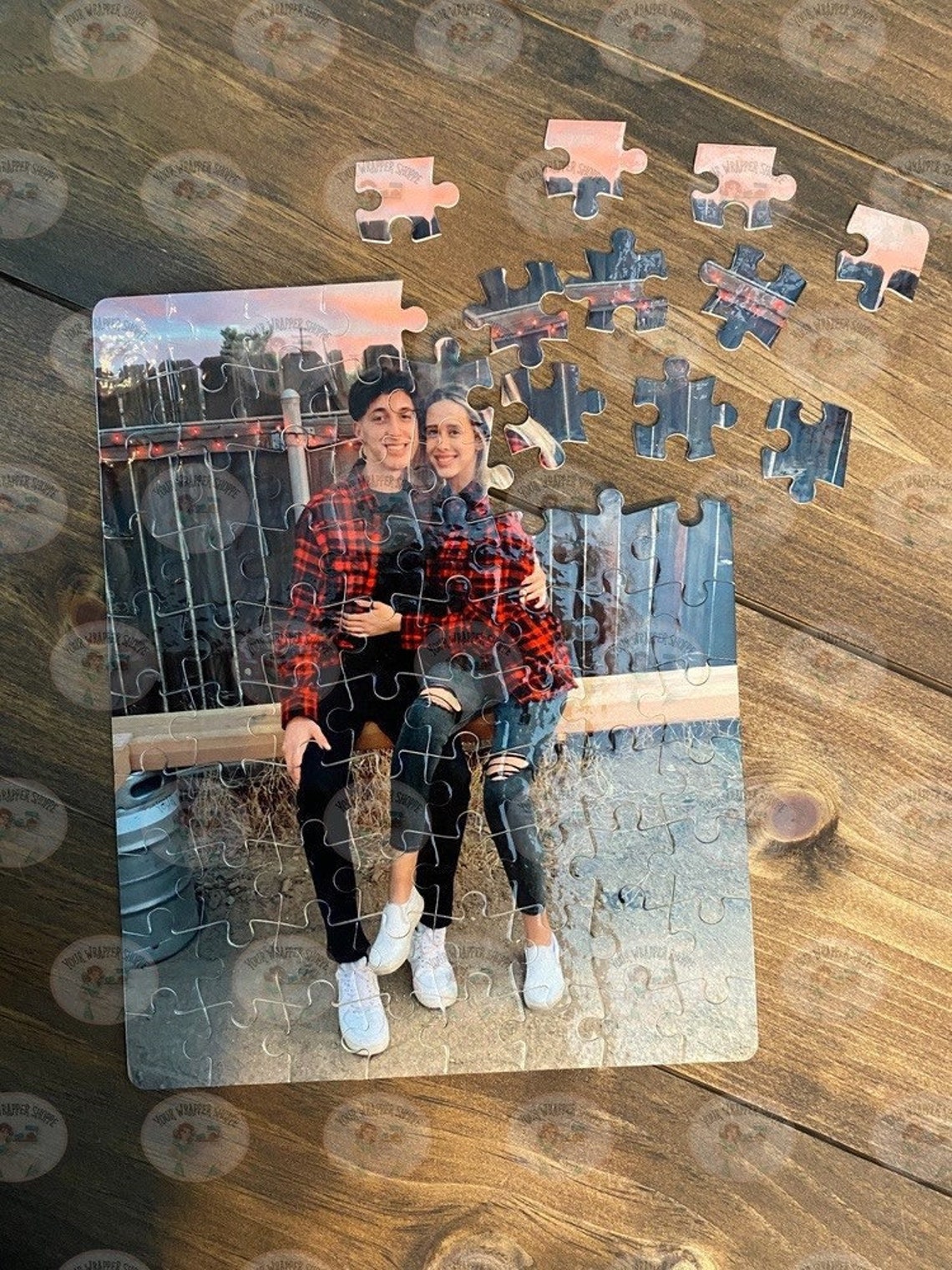 Custom Glossy Photo Puzzle Upload Your Own Image - Etsy
