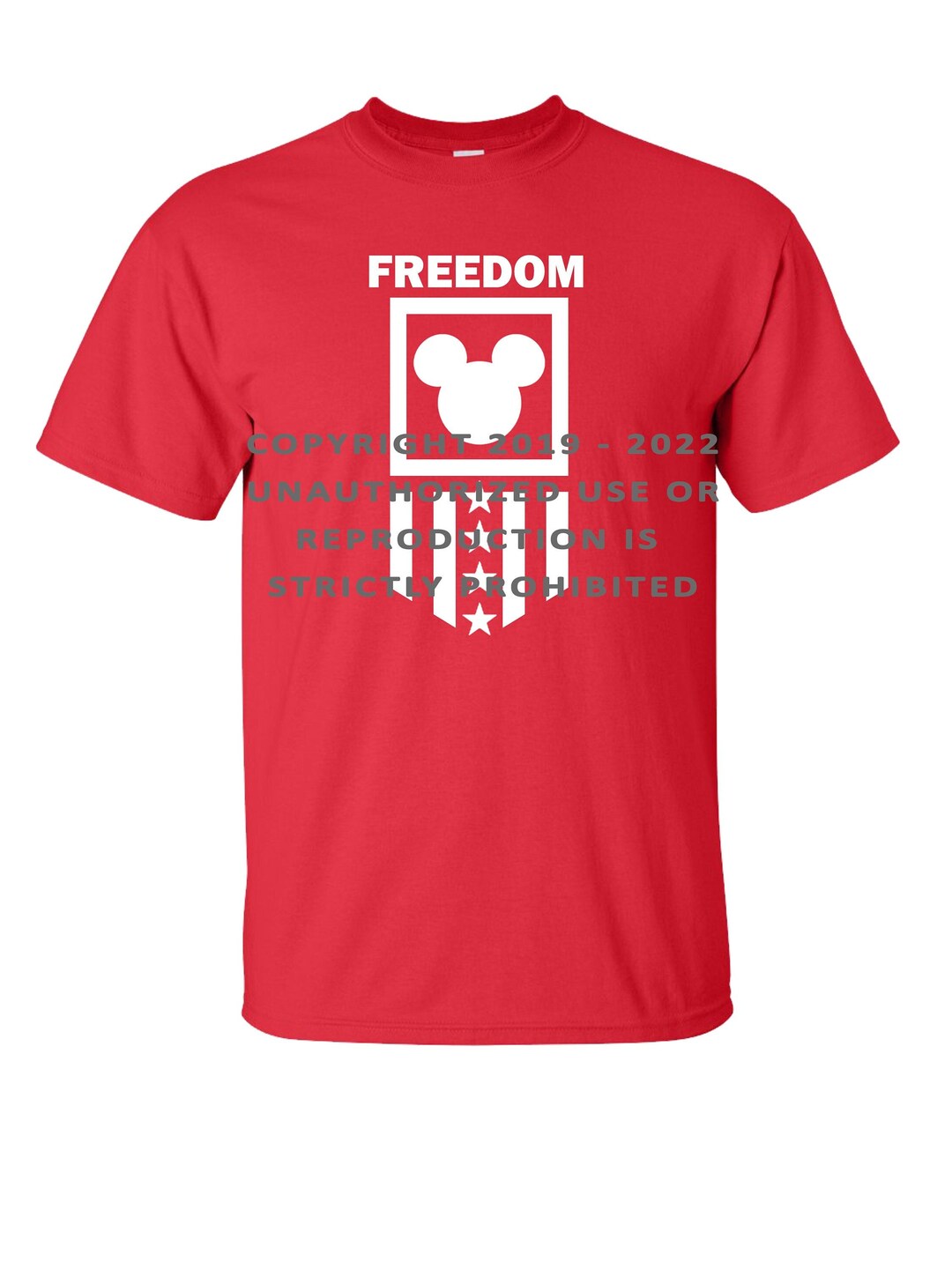 Freedom Mickey American Flag Chevron Shirts for Men Disney Shirt for ...