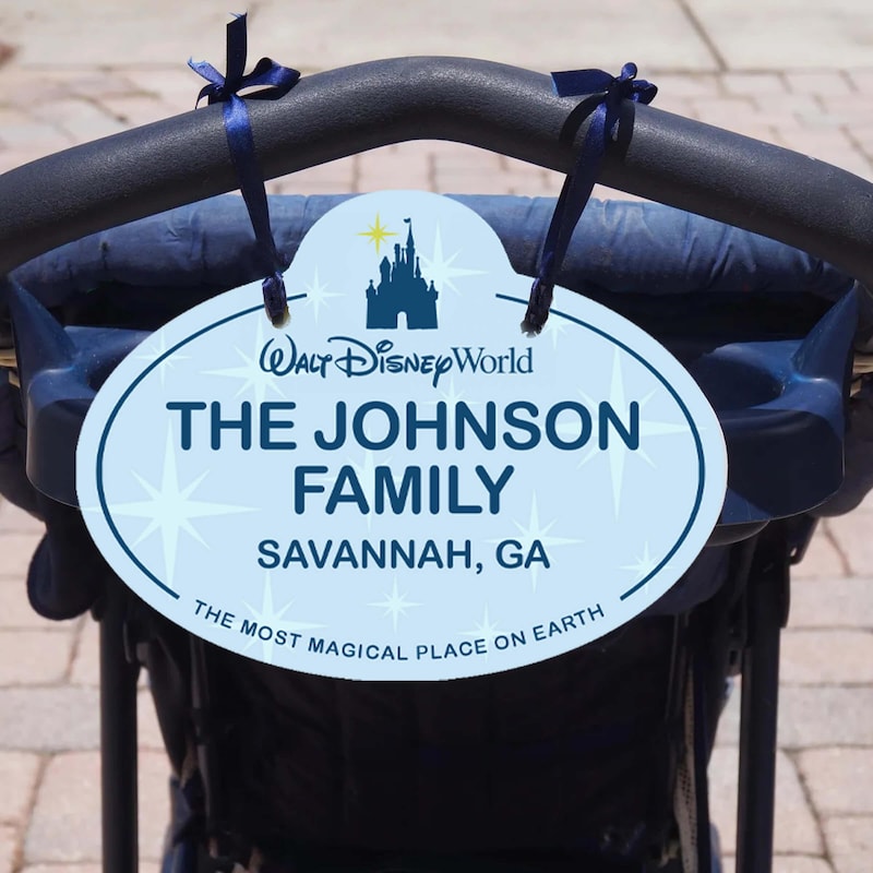 Disneyworld Stroller Tag - Etsy