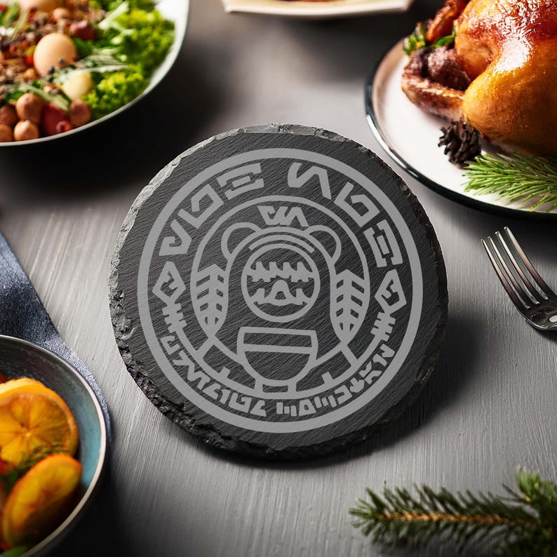 Oga's Cantina Slate Coasters, Galaxy's Edge Inspired - Set of 6 - Etsy ...