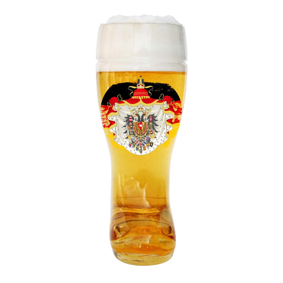 Das Boot Glass Coat of Arms Habsburg Germany Crest Germany Glass Beer ...