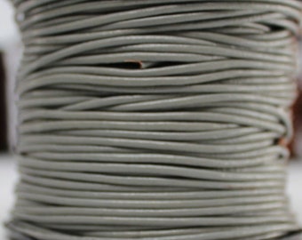 2.0 Mm Round Leather Bead Stringing Cord Selling per Foot, Soft Leather Round Cord, Leather ...