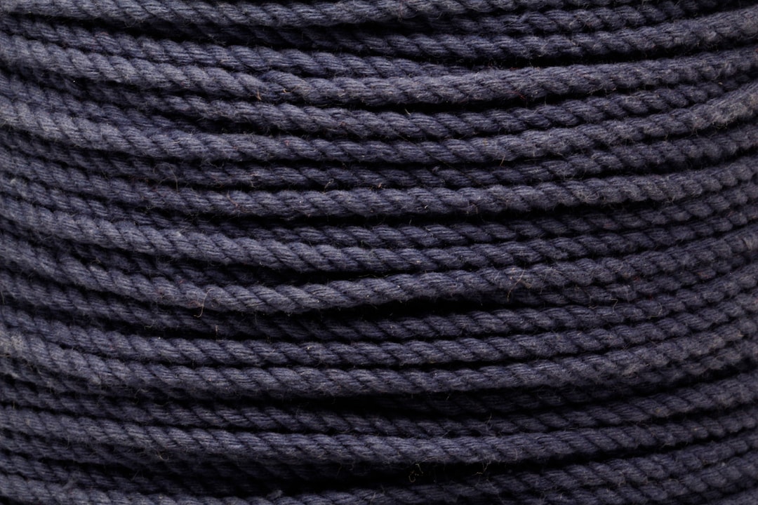 10 Yards (30 Feet) of 3MM Navy Blue Cotton Cord - Etsy