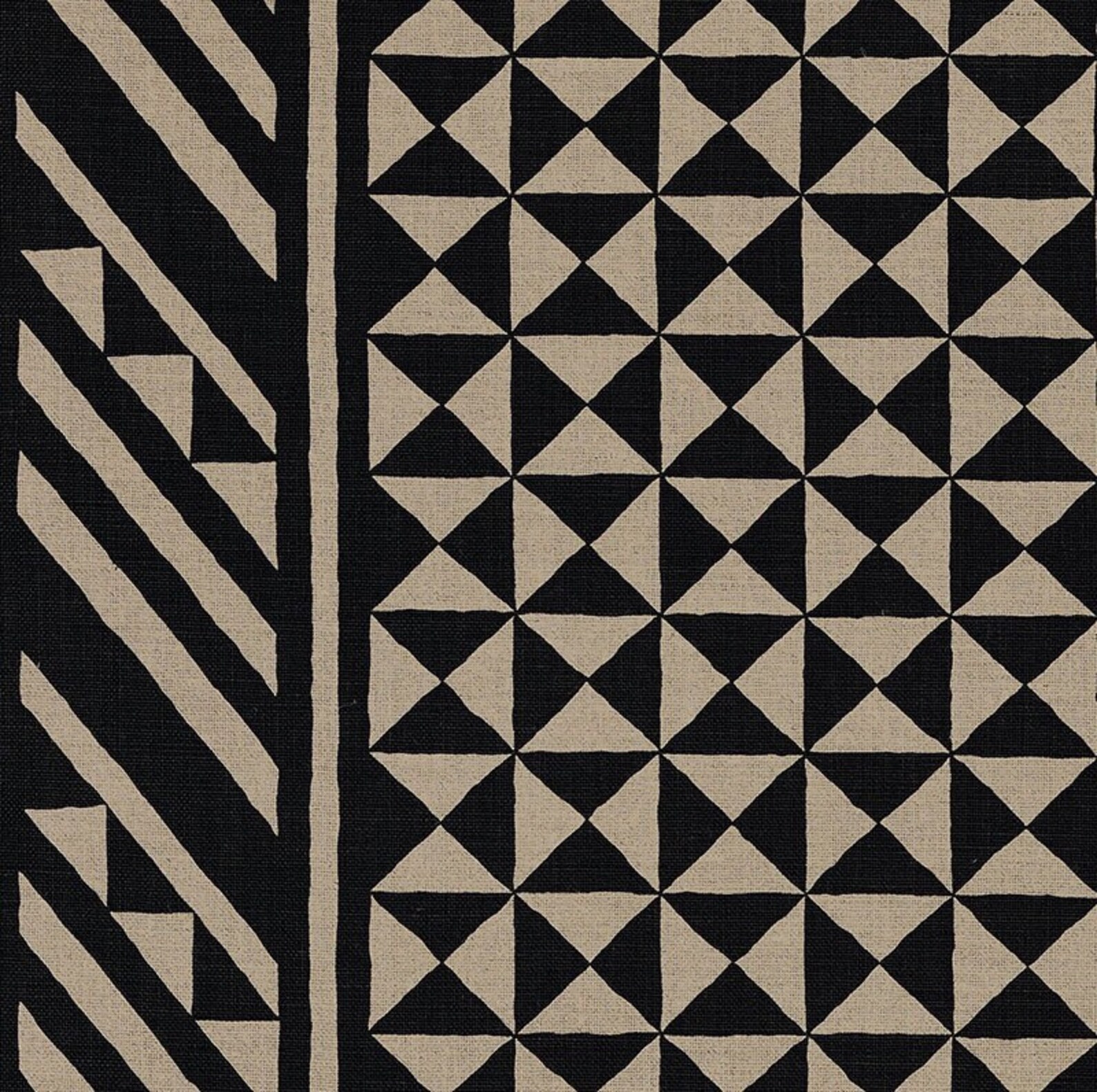 Nuba in Black on Natural by Schumacher - Etsy