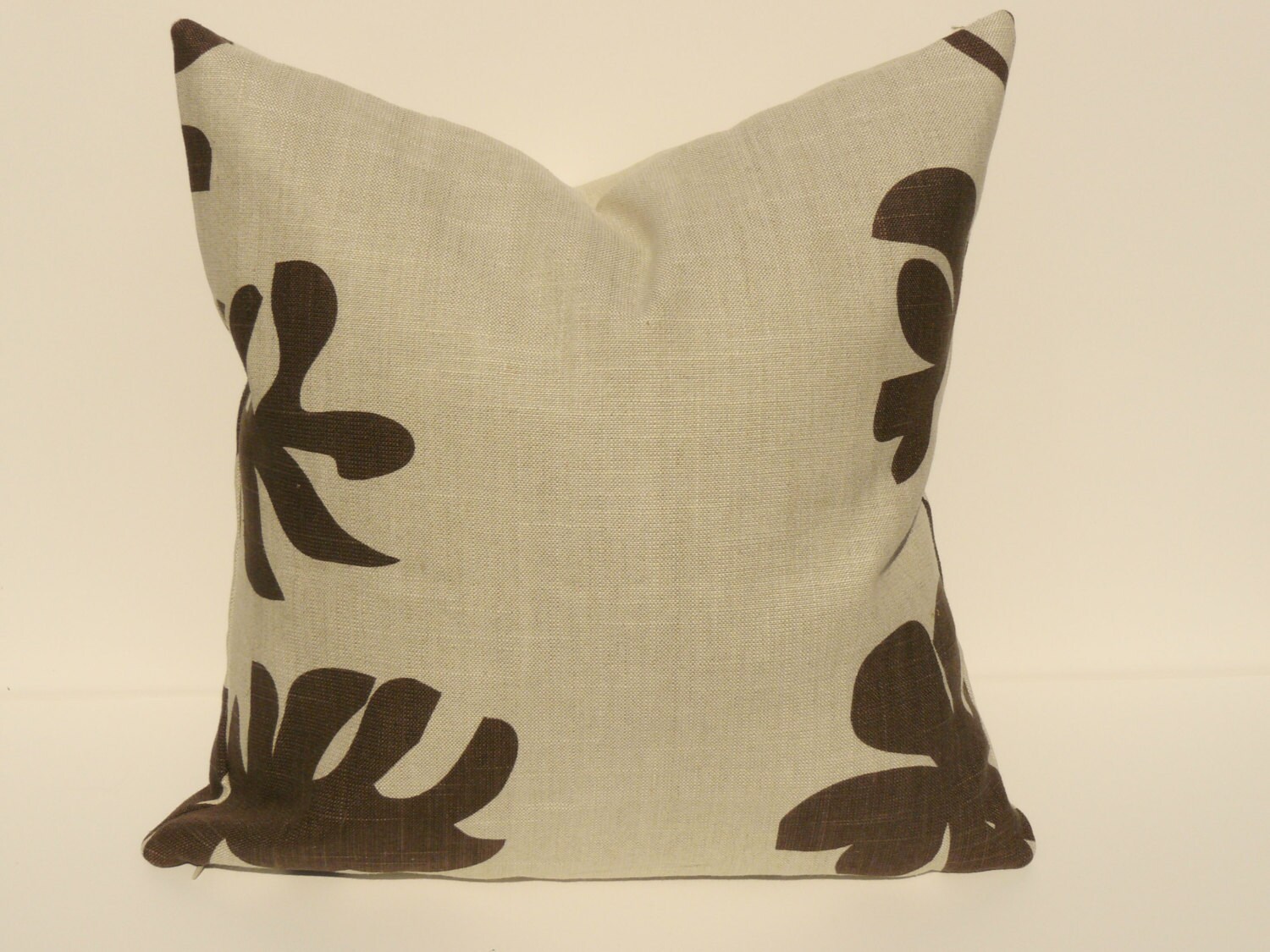 Vine Linen Print-Roderick Shade Collection Fabric en EBONY - Etsy España