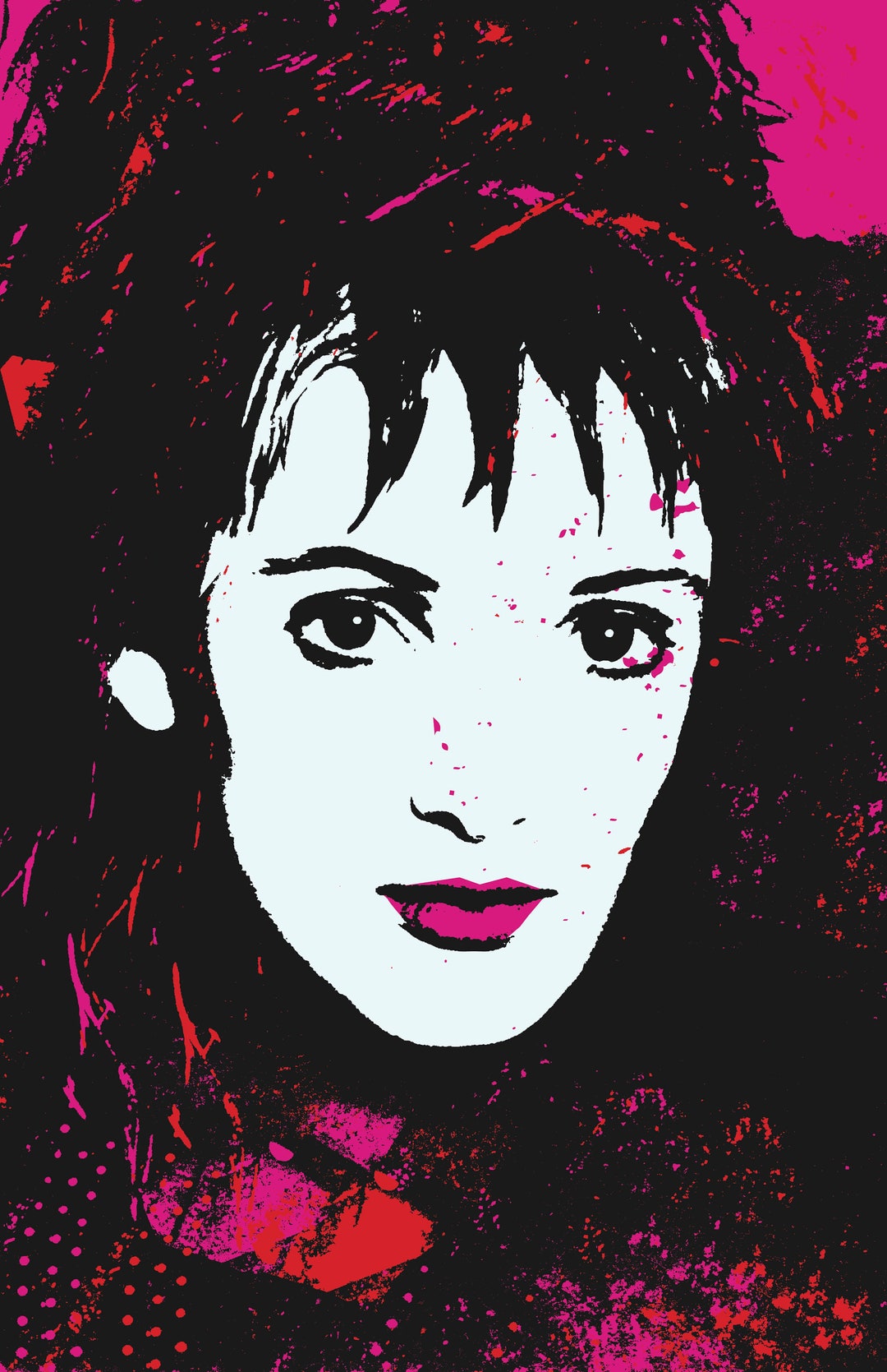 Wynona Ryder Lydia Deetz Art Poster: Tim Burton Goth Home Decor - Etsy