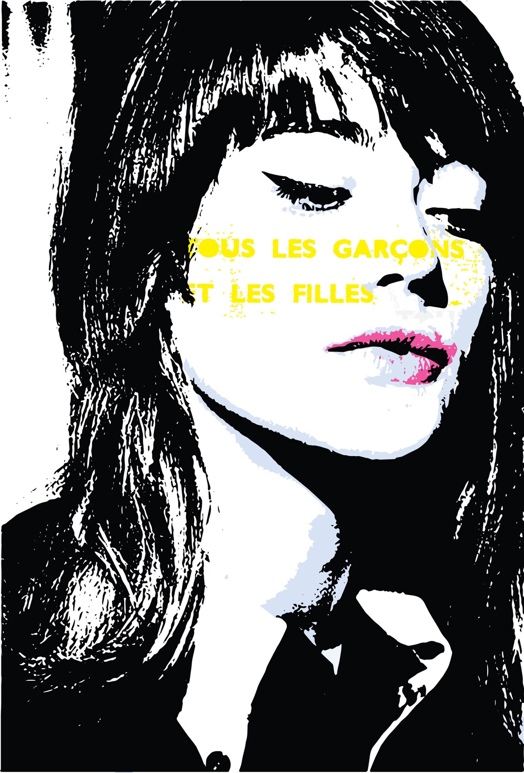 Francoise Hardy Art Print: Vintage French Pop, 60s Ye-ye Style - Etsy