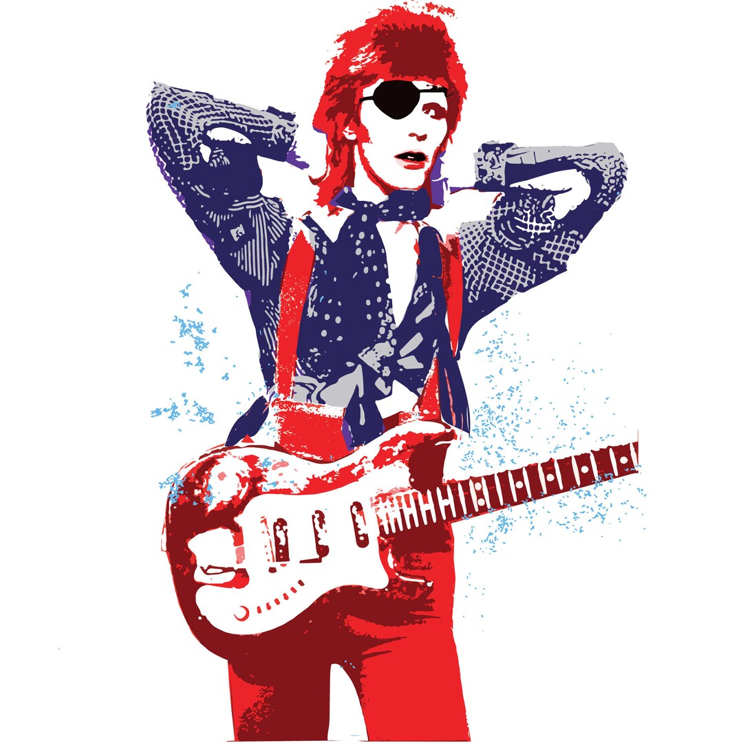 David Bowie / Glam / Punk / Original Art by Hardison L. Collins III # ...