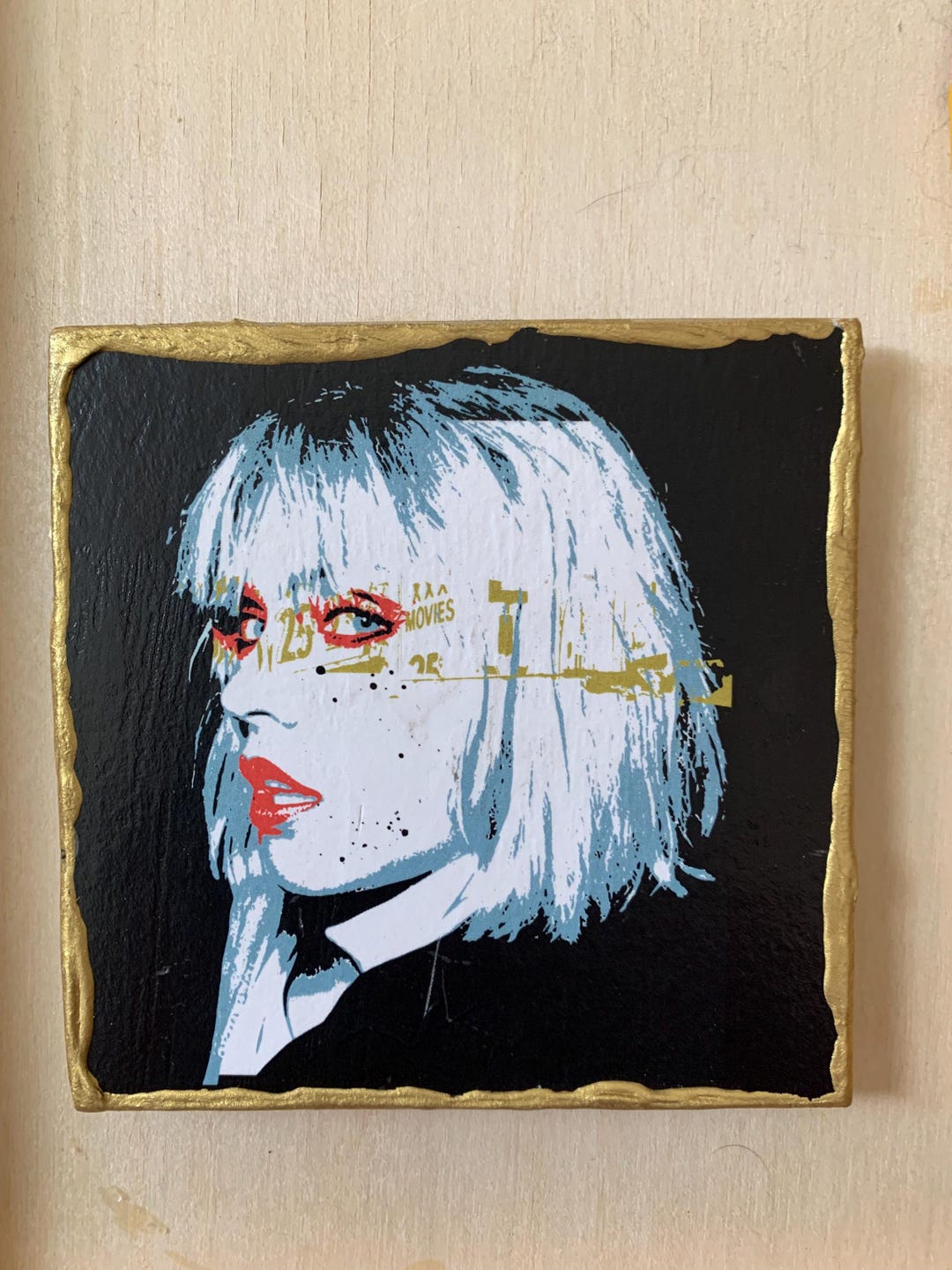 Handmade Art Magnet / Blondie/ Debbie Harry/ Lowbrow / Punk / 4inx4in ...