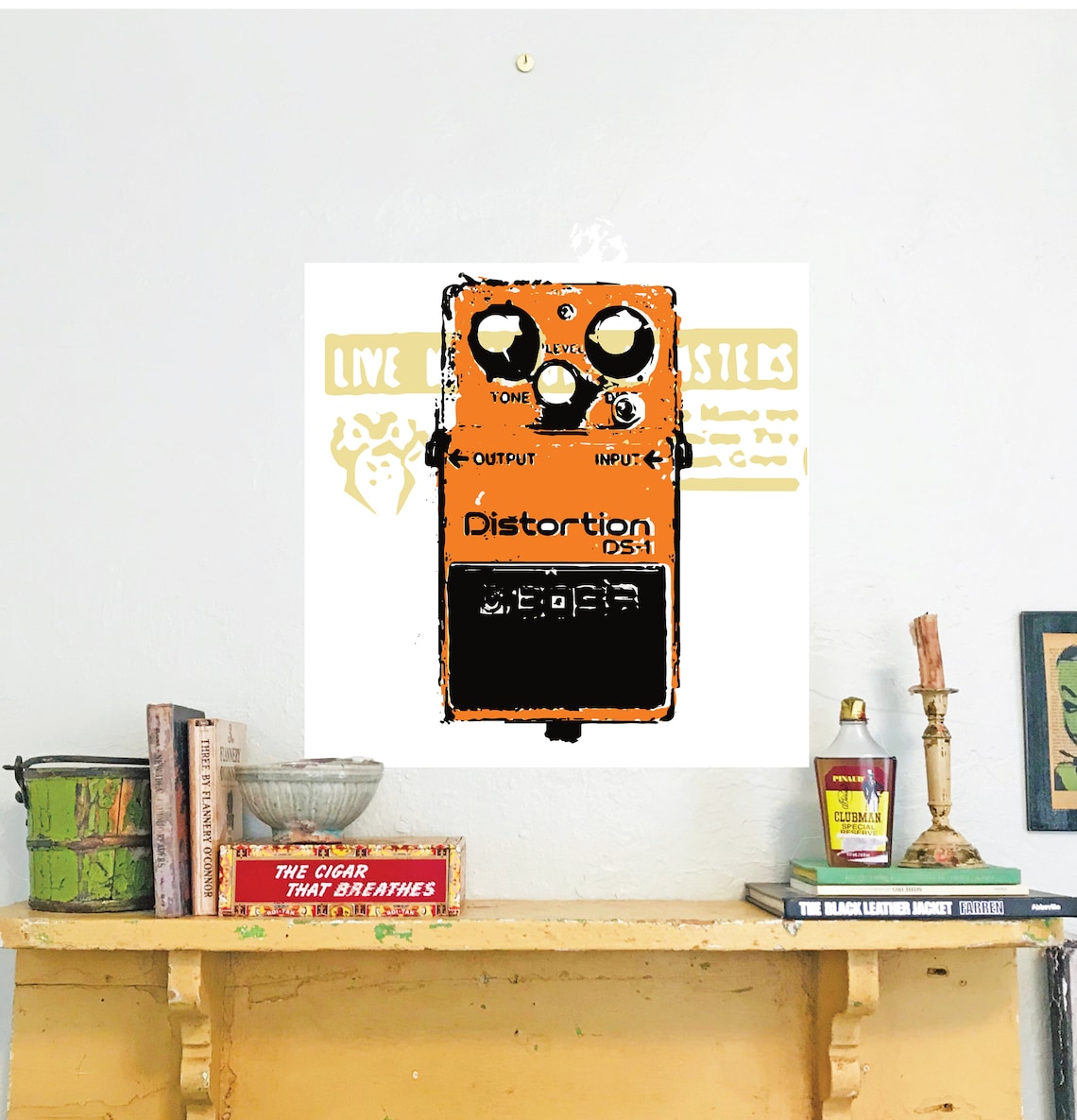 Distortion Pedal / Boss DS-1 / Guitar / Art Print / Metal - Etsy