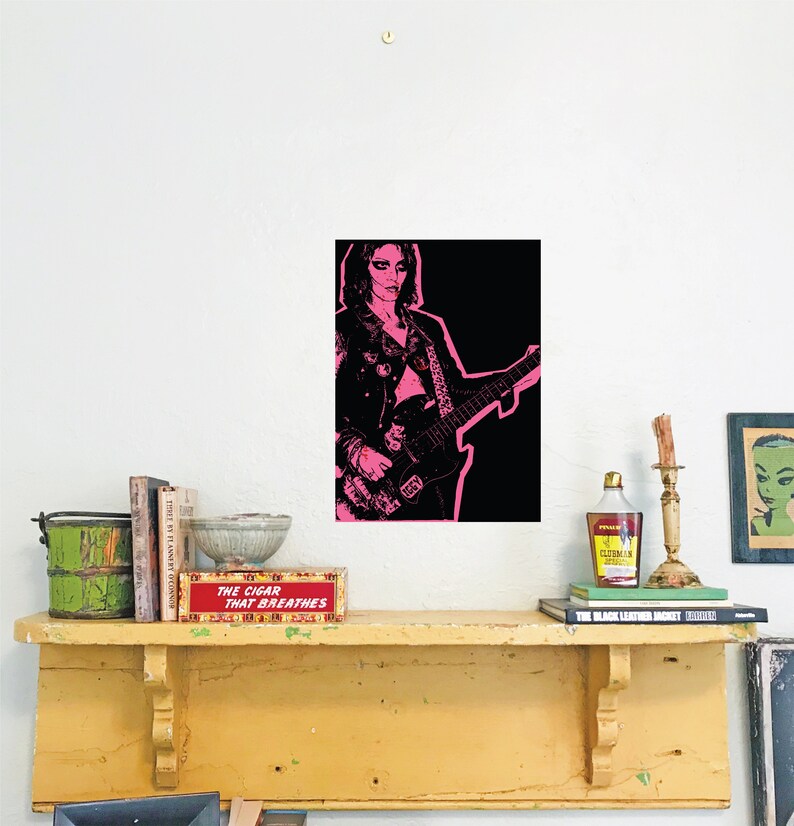 Gaye Advert / the Adverts / Punk / Leather / Pink and Black / - Etsy