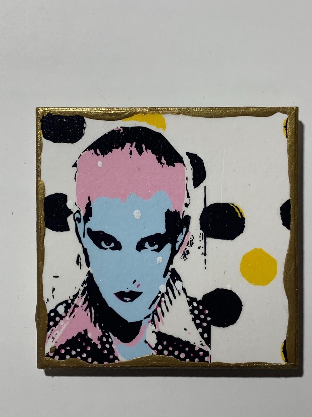 Handmade Art Magnet / Jane Drano / Jane Wiedlin / the Go-go's, Lowbrow ...