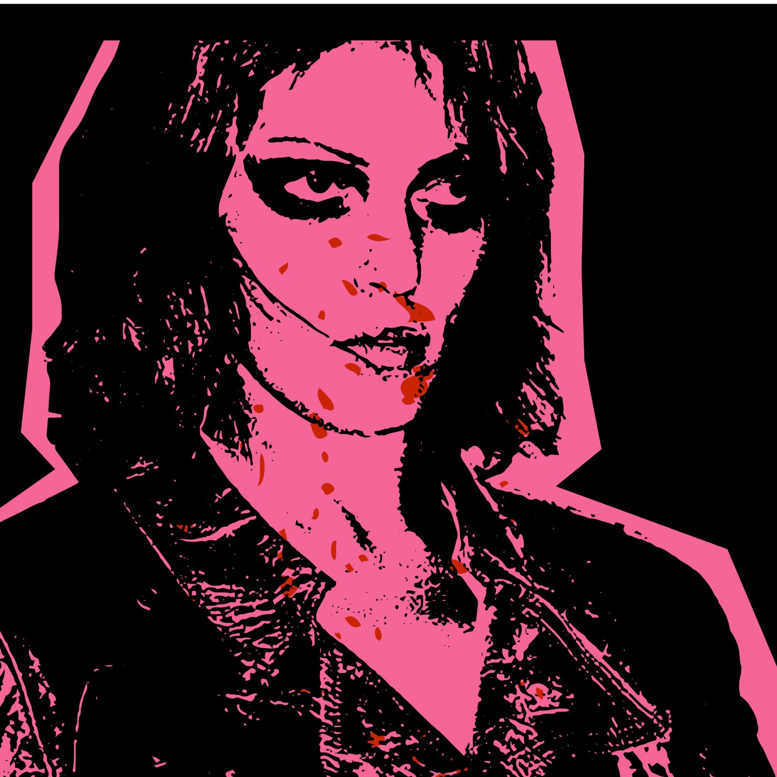 Gaye Advert / the Adverts / Punk / Leather / Pink and Black / - Etsy