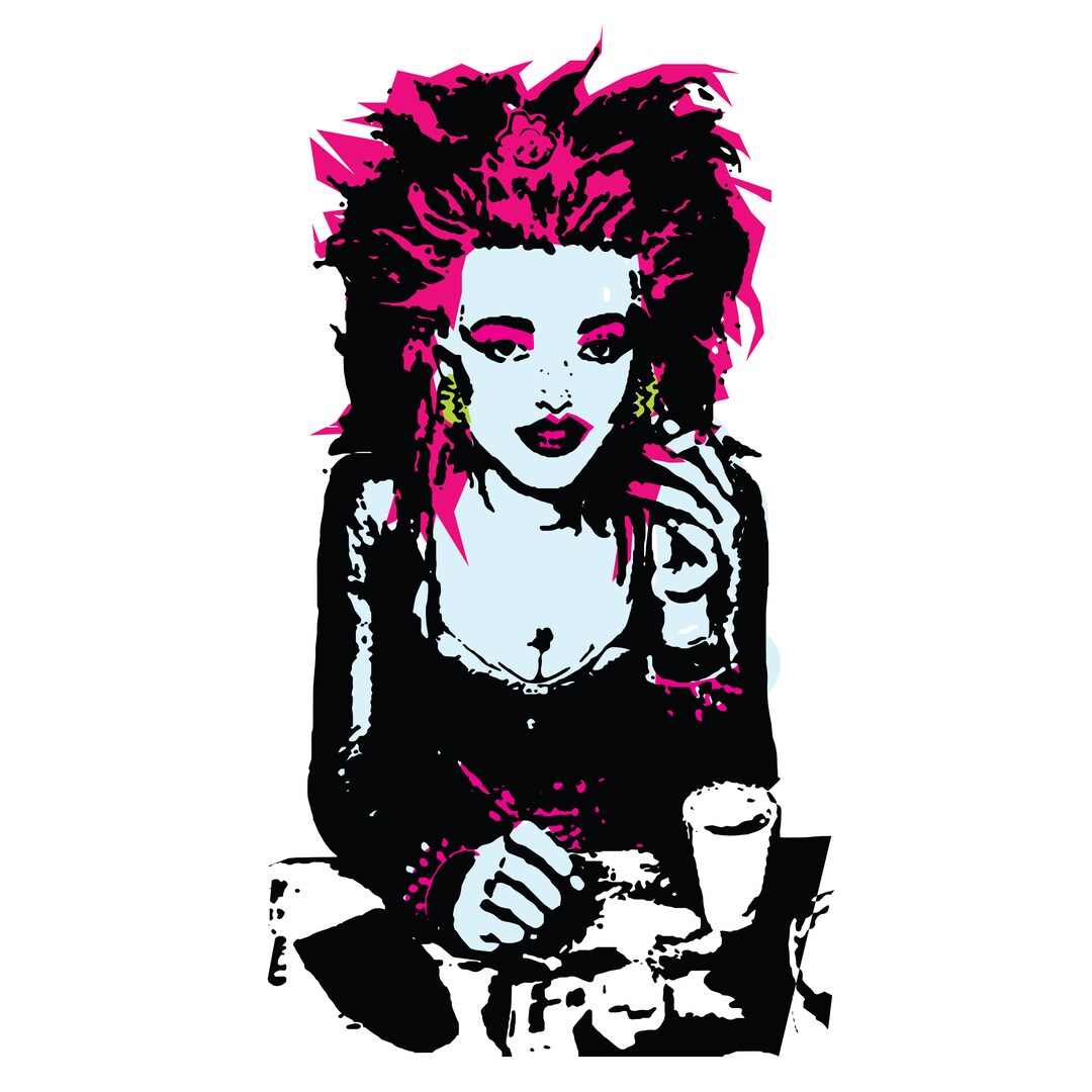 Nina Hagen / Post Punk/ Original Art by Hardison L. Collins III #HLC3 ...