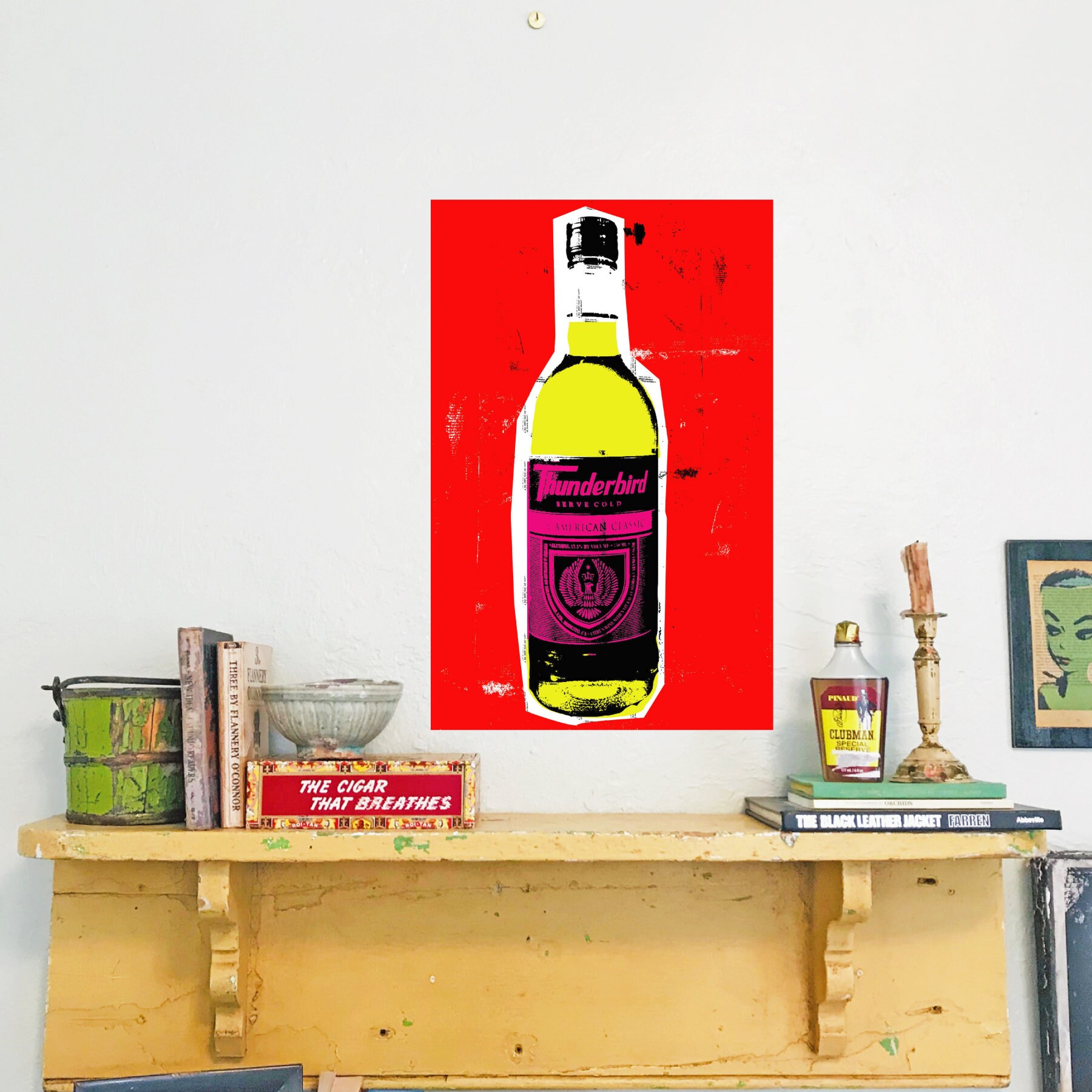 Thunderbird Wine Art / Liquor Art / Art Print / Bum Wine / - Etsy Israel